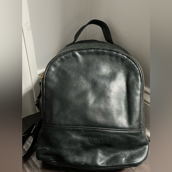 margot | Bags | Leather Backpack Purse Real Leather Margot | Poshmark
